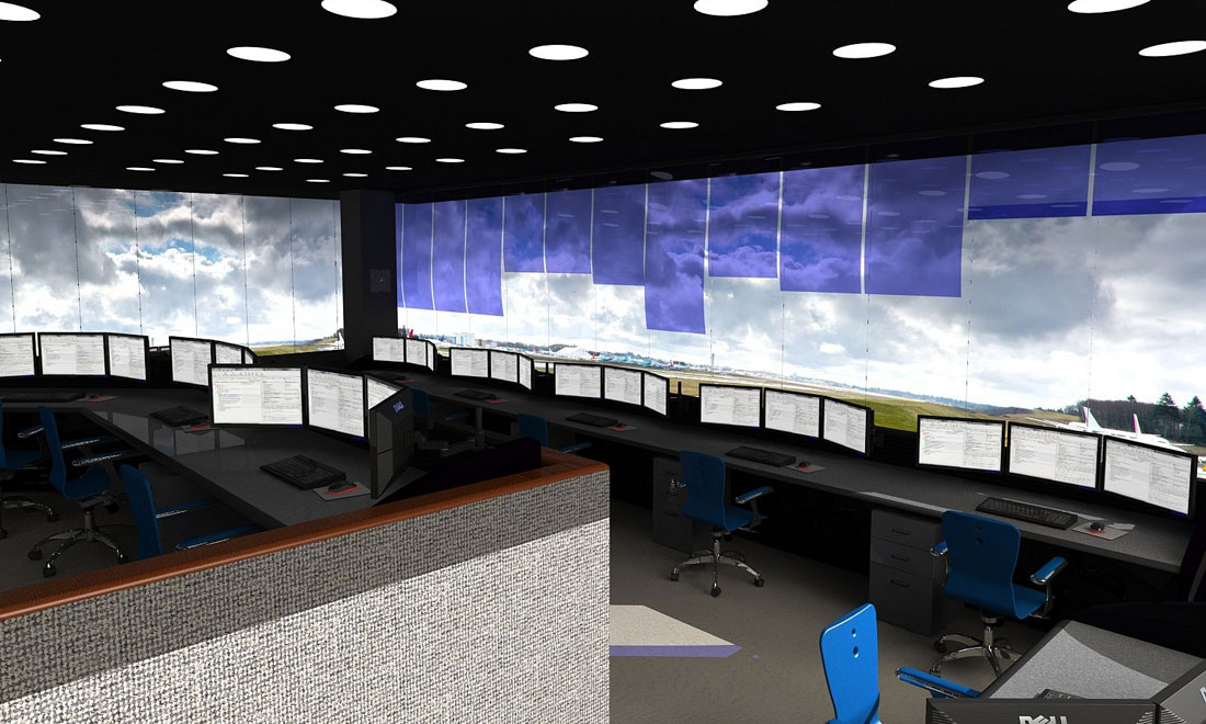 Transportation and Airport Control Room Console Furniture - Command Watch