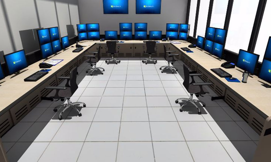 Process Control & Manufacturing Control Room Console Furniture ...
